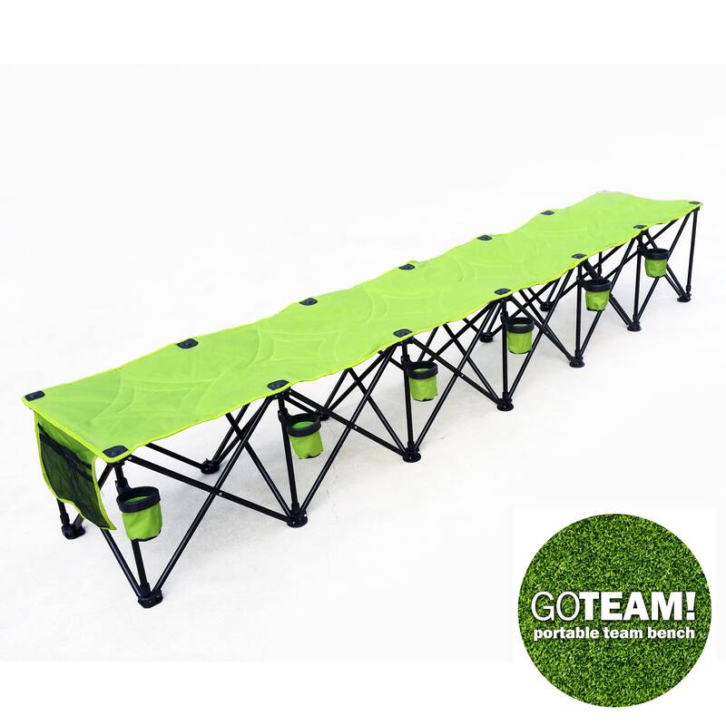 GoTEAM Multi Seat Portable Folding Team Bench - Size/Color Options ...