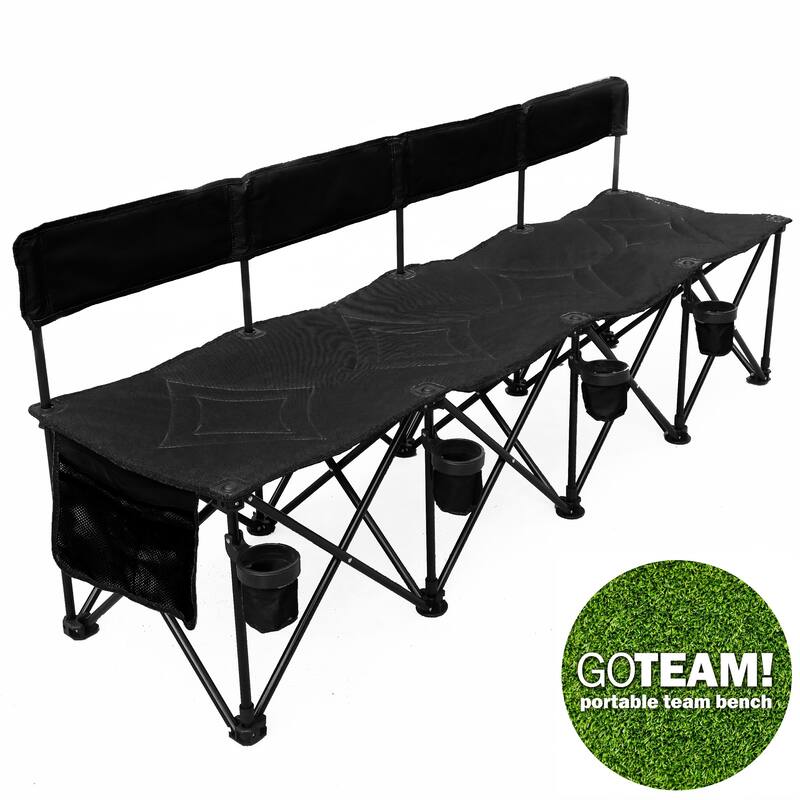 GoTEAM Multi Seat Portable Folding Team Bench - Size/Color Options ...