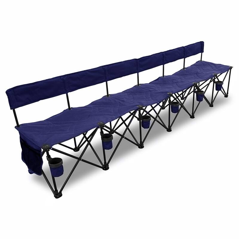 GoTEAM Multi Seat Portable Folding Team Bench - Size/Color Options ...