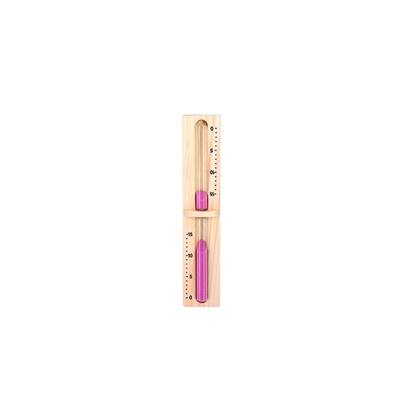 ALEKO Sauna Pine Wall-Mounted Rotating 15 Minute Sand Timer Pink ...