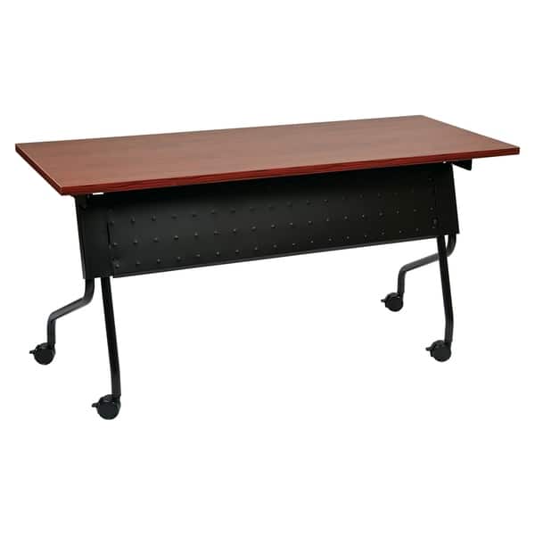 Flip-Top Training Table 60 x 24 with Black Frame - Bed Bath & Beyond ...