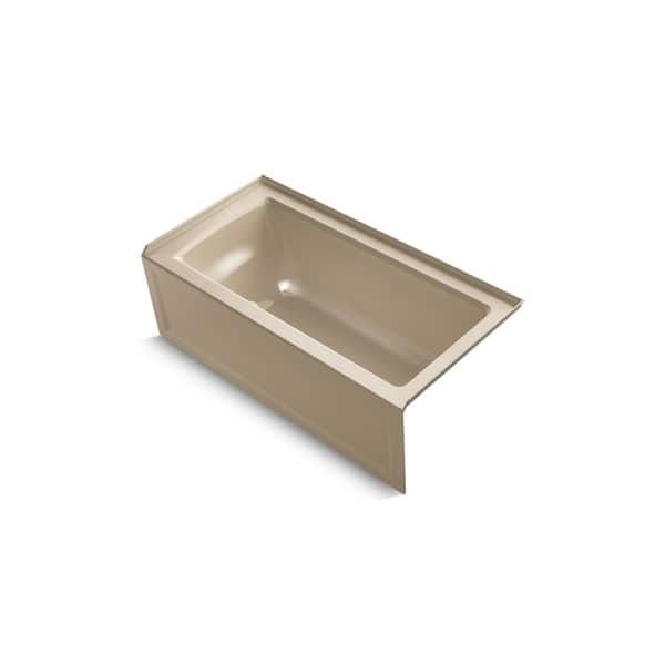 Kohler K-1946-Ra Archer 60" X 30" Alcove Bath With Integral Apron ...