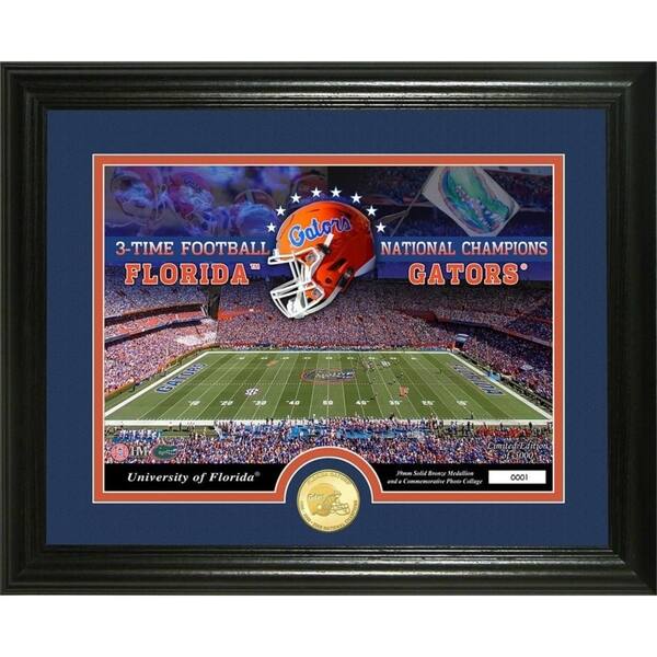 University of Florida Championship Bronze Coin Photo Mint - Multi-color ...