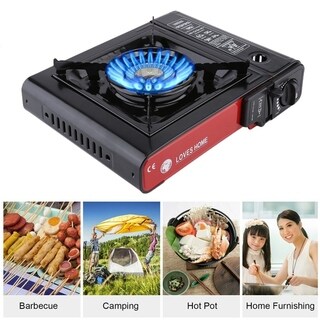Portable Single Burner Outdoor Butane Gas Camping Stove Tabletop Stove ...