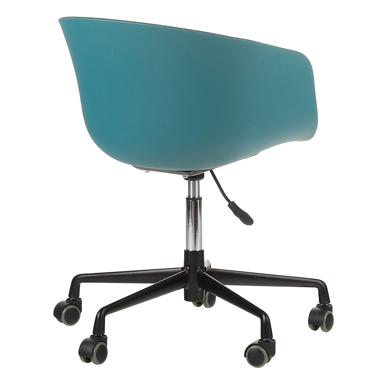 Danish Mid Century Modern Office Chair with Black Aluminum Frame Bed Bath Beyond 22926334