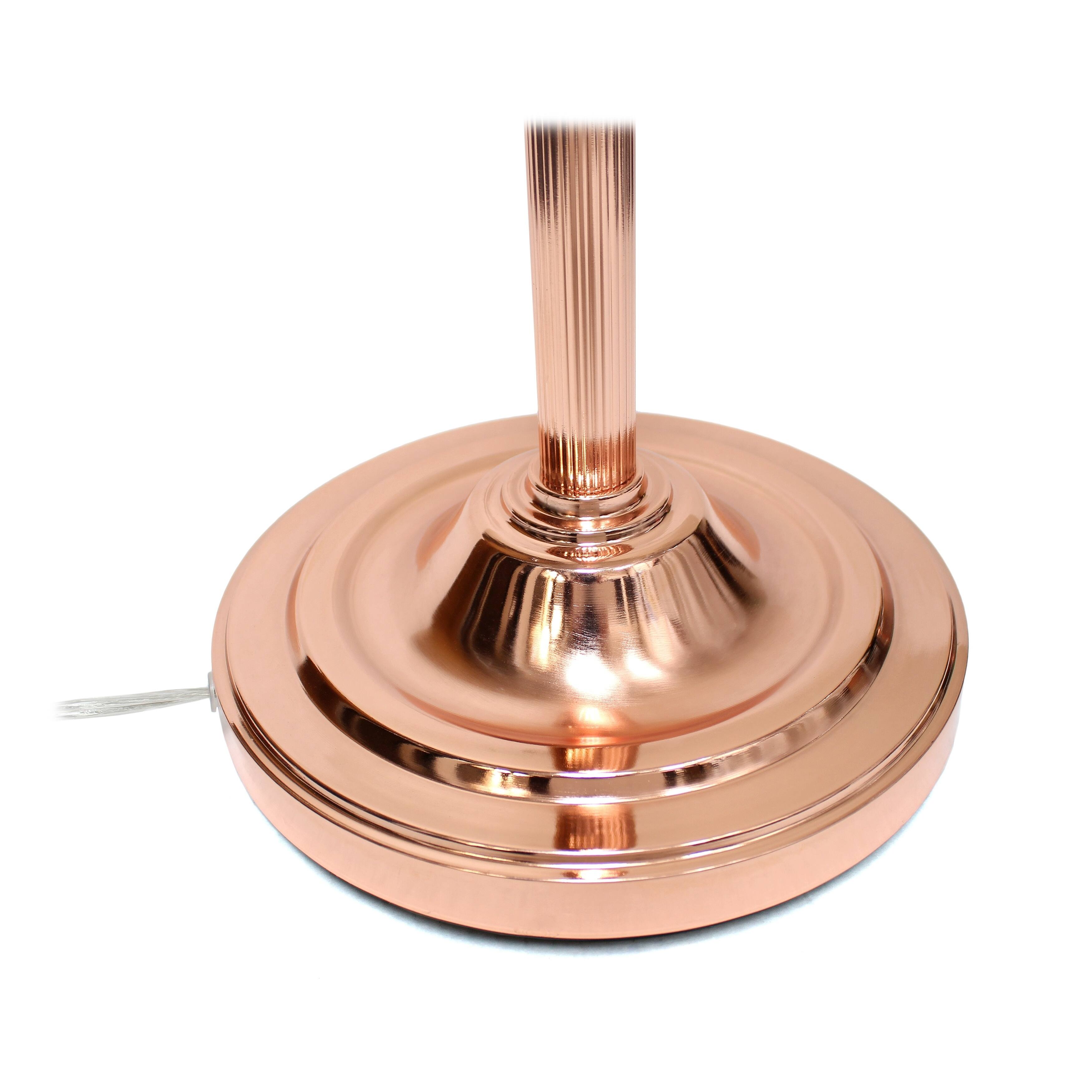 Elegant Designs 2 Light Mother Daughter Lamp with White Marble Glass ...