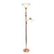 Elegant Designs 2 Light Mother Daughter Lamp with White Marble Glass ...