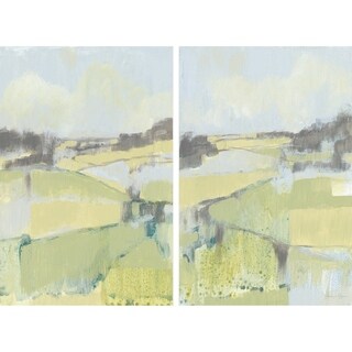 Marmont Hill - Handmade Sweet Fields III Diptych - Multi-color - Bed ...