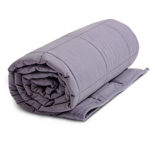 Sunmerit Grey Weighted Blanket 20 lbs - 48 Inches x 72 Inches - Bed ...