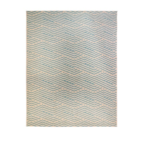 Studio Zig Zag Oasis /Grain Area Rug (7'10" x10') by Brown Jordan - 7 ...