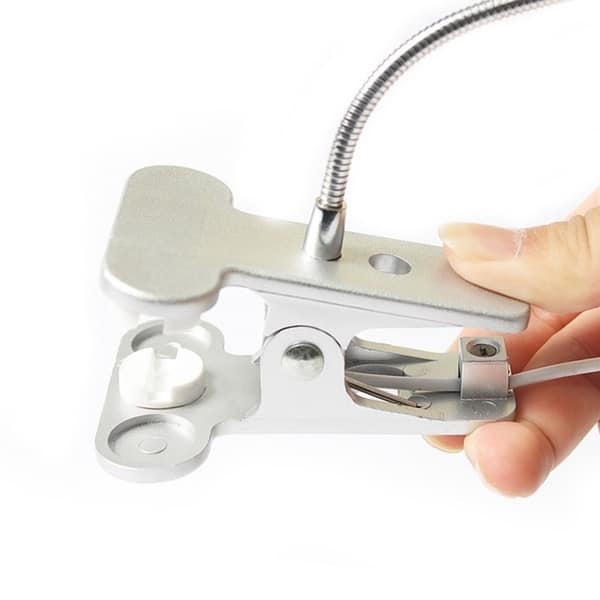 USB Smart Touch LED Light clamp desk lamp - White - Bed Bath & Beyond ...