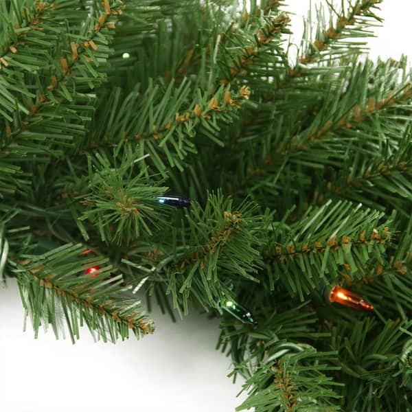 9' x 10" Pre-Lit Northern Pine Artificial Christmas Garland - Multi ...