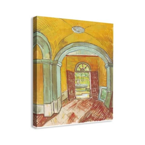 Easy Art Prints Vincent Van Gogh's 'Entrance Hall of Saint-Paul ...