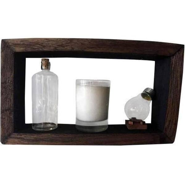 Reclaimed Bourbon Barrel Wall Mount Shadow Boxes - 17 Inch Rectangle ...