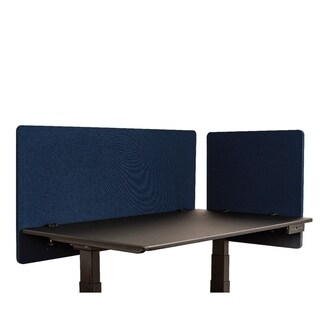 Luxor Reclaim Office Partition Divider Desk Mounted 2 Piece Desktop ...