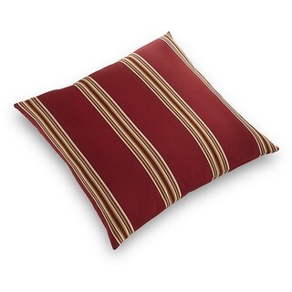 Terrasol Cabana Stripe Chili Pepper Outdoor Floor Pillow. - Bed Bath ...
