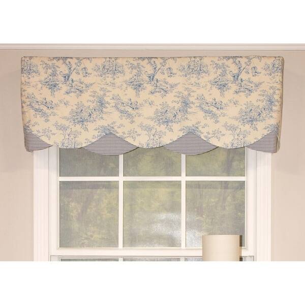RLF Home Playful Day Petticoat Window Valance - Powder Blue - Bed Bath ...