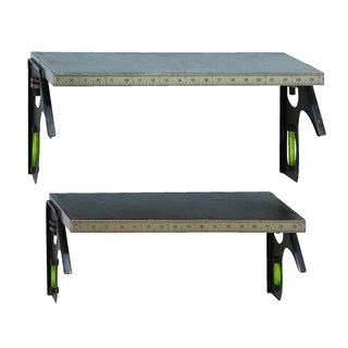 Unique Do It Yourself Tape Measure Shelf Set In Steel Alloy - Bed Bath ...