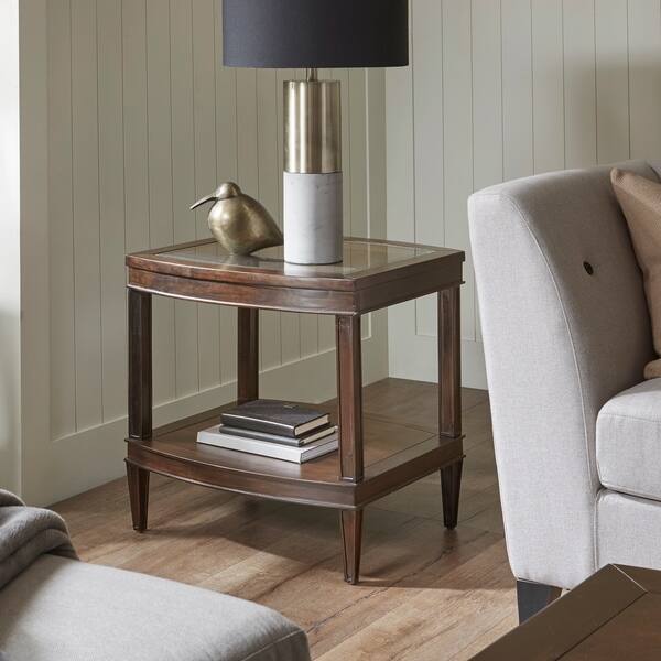 Madison Park Signature Dunkin Morocco Brown End Table - Bed Bath ...