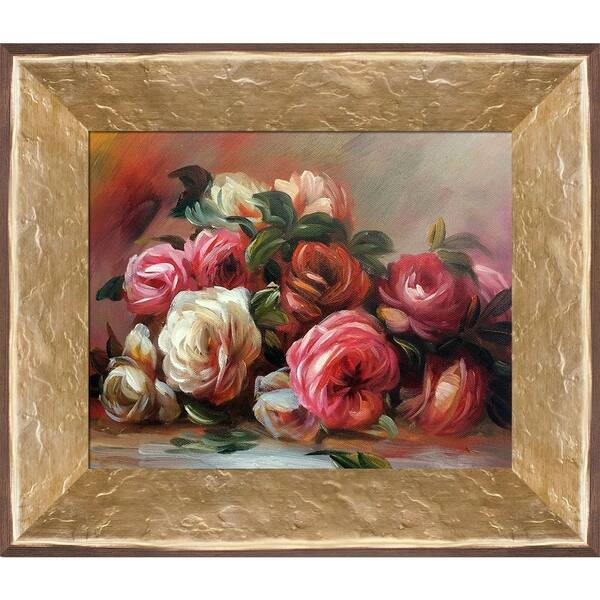 La Pastiche Pierre-Auguste Renoir 'Discarded Roses' Hand Painted Oil ...