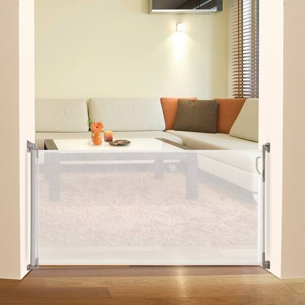 Dreambaby Retractable Gate Indoor/Outdoor in White (As Is Item) - Bed ...