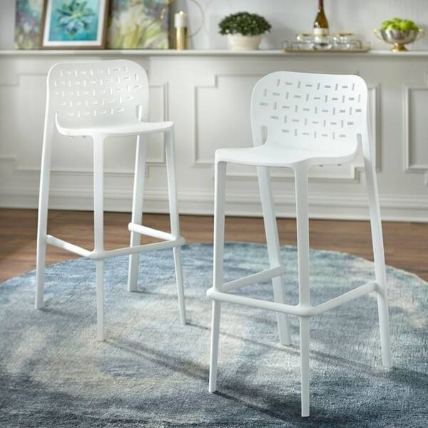 Simple Living Edwin 30-inch Stool (Set of 2) - Bed Bath & Beyond - 23123359