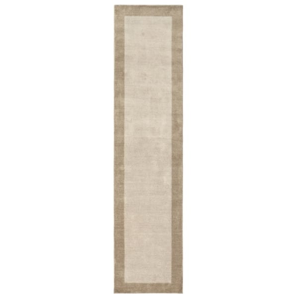 Off-White Border Wool Rug - Bed Bath & Beyond - 17910235