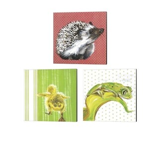 Jennifer Rutledge 'Animal Baby' Canvas Art (Set of 3) - Bed Bath ...