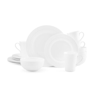 Mikasa Ciara 16-piece Dinnerware Set Bone China Round White (As Is Item ...