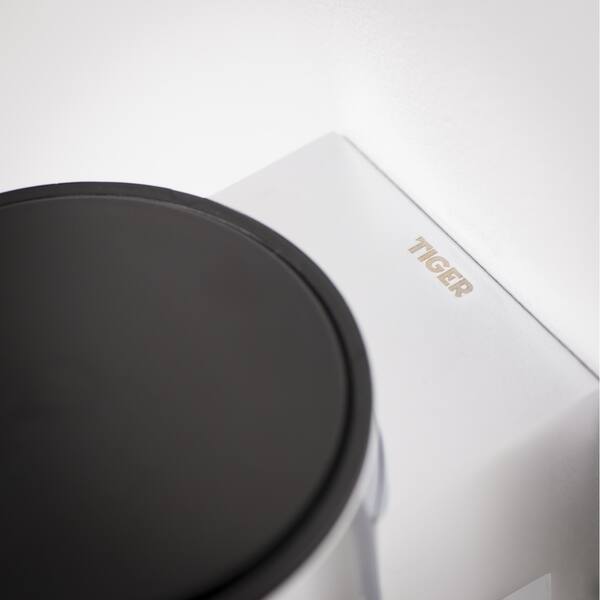 Tiger Soap Dispenser Bold Frosted Glass And Chrome Metal - Bed Bath ...