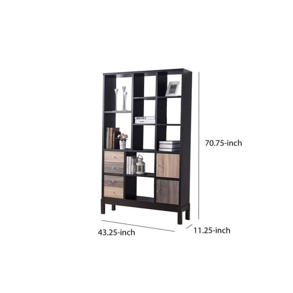 Wooden Display Cabinet With Multiple Shelves - Bed Bath & Beyond - 23467742
