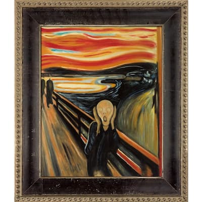 La Pastiche Edvard Munch 'The Scream' Hand Painted Oil Reproduction ...