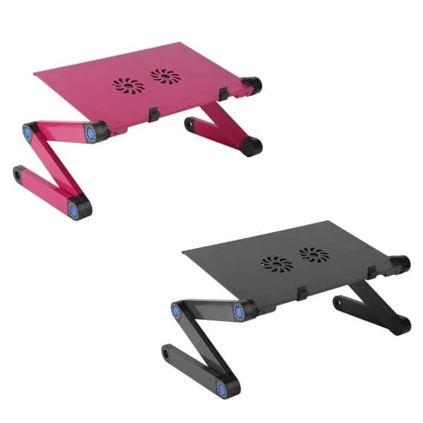 Adjustable Laptop Notebook Table Stand Tray Desk With Double Vents ...