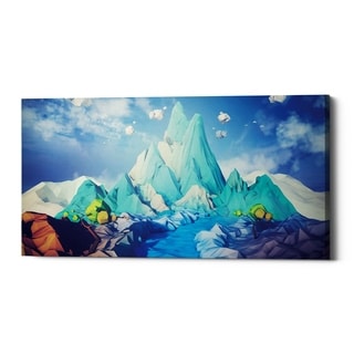 Epic Graffiti "Lonely Mountain" by Jonathan Lam, Giclee Canvas Wall Art ...