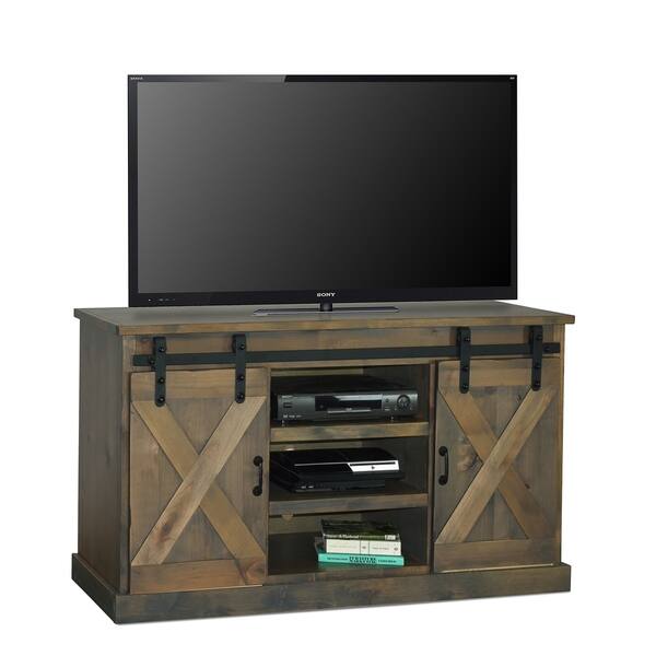 The Gray Barn Sycamore Rise Farmhouse Brown Wood 56-inch TV Console ...