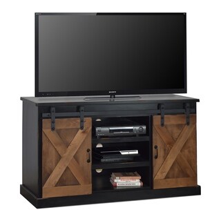 The Gray Barn Sycamore Rise Farmhouse Two-tone Finish Wood 56-inch TV ...