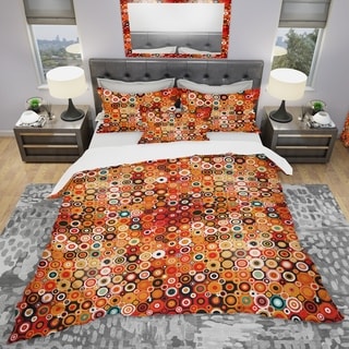 Designart 'Disco Style Pattern with Dots & Circles' Modern ...