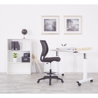 Deluxe Woven Mesh Back Armless Drafting Chair - Bed Bath & Beyond ...