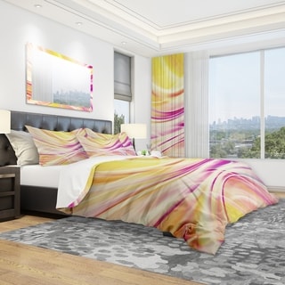 Designart 'Candy Stripes' Modern & Contemporary Bedding Set - Duvet ...