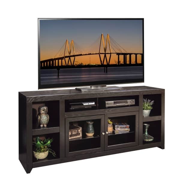 76-inch Fully Assembled Brown TV Stand, Holds Up To a 75" TV - Bed Bath ...