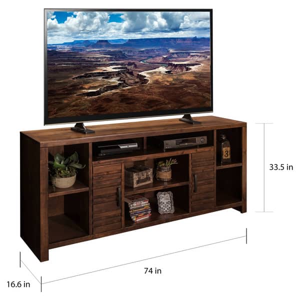 Bridgevine Home 74 inch TV Stand Console for TVs up to 85 inches, No ...