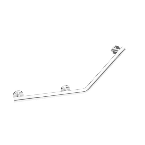 Tiger 23" Grab Bar With Right Curve And 135 Degree Angle Polished ...