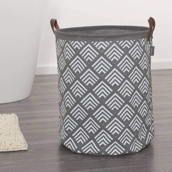 Sealskin Laundry Bag 16x20 Inch Angoli Gray Fabric - Bed Bath & Beyond ...