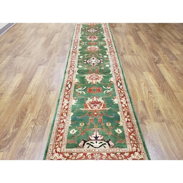 FineRugCollection Handmade Fine Egyptian Peshawar Runner - 2'10 x 11'10 ...