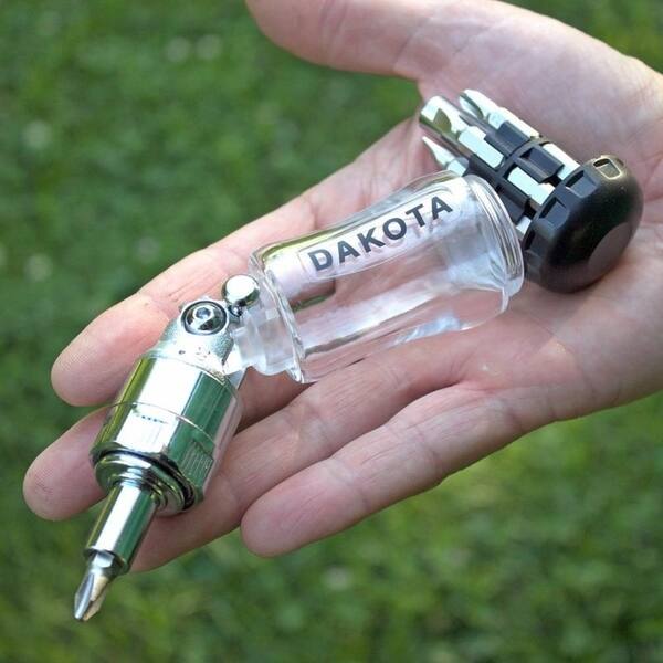 Dakota Multi-Bit 5-Position Ratcheting Screwdriver with Swivel Head ...