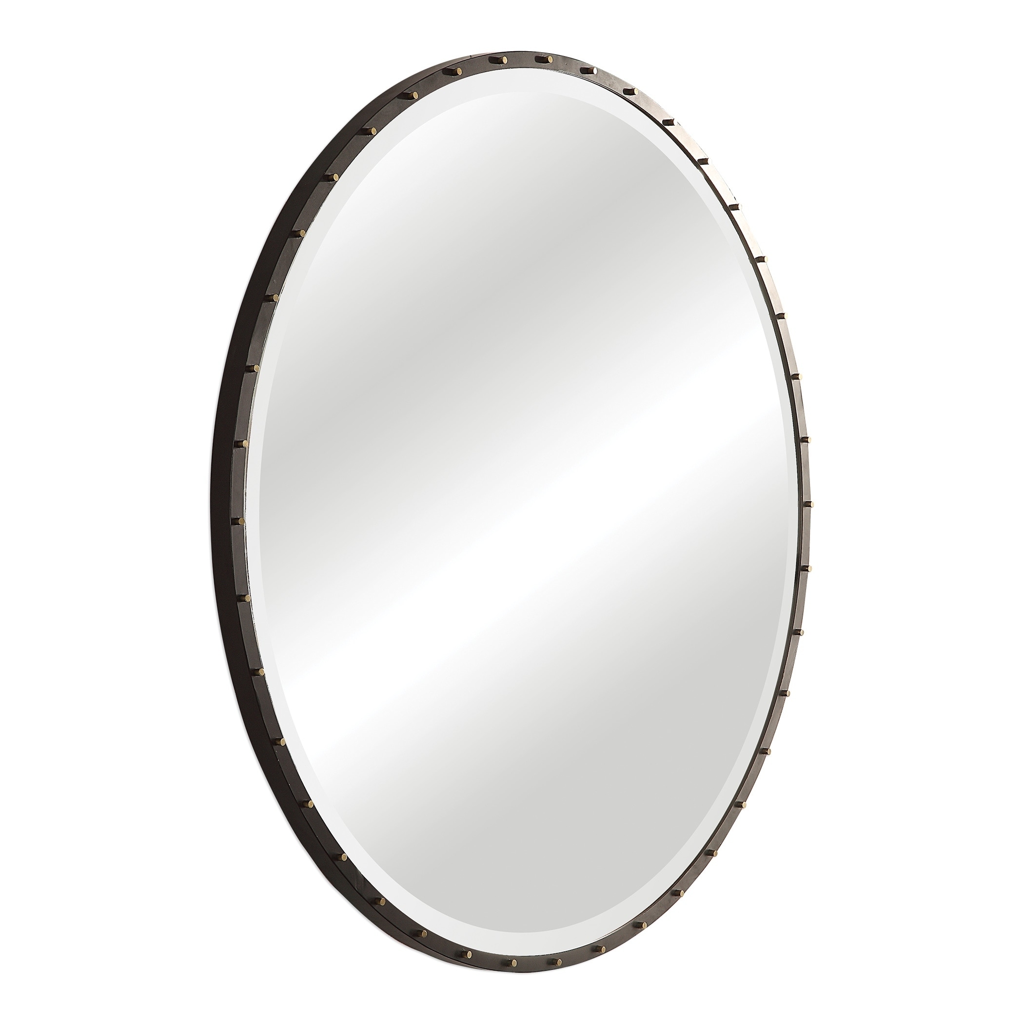 Uttermost Reuben Gold Round Mirror - Antique Gold - Bed Bath & Beyond ...