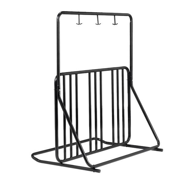 Bike Rack - 2-Sided Bicycle Stand for 6 Mountain, Road, and Kids' Bikes ...