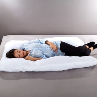 Body Pillow- 7 in 1 Pillow with Removeable Cover Lavish Home Collection ...