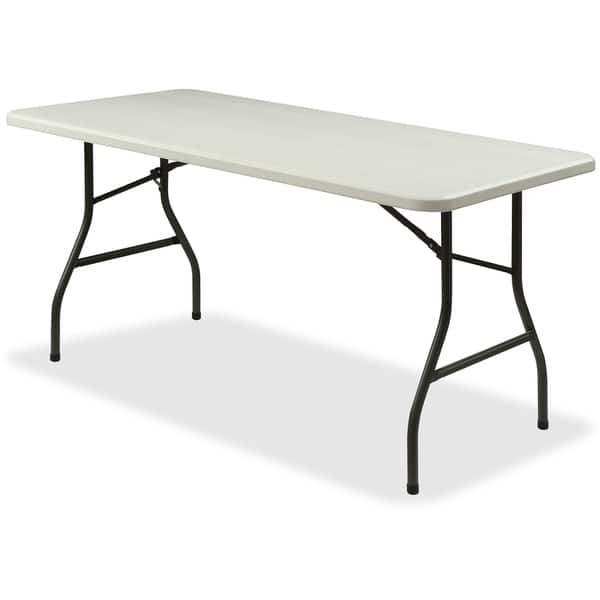 Lorell Folding Table -72"x30"x29-1/4", Platinum - Bed Bath & Beyond ...
