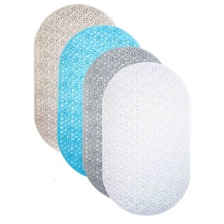 Home Basics PVC Round Bath Mat - 15 x 27 - Bed Bath & Beyond - 23565084